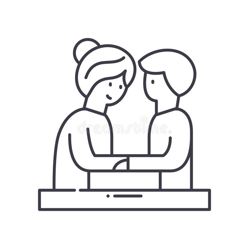 Benevolence Icon, Linear Isolated Illustration, Thin Line Vector, Web ... Benevolence Icon, Linear Isolated Illustration, Thin Line Vector, Web ...