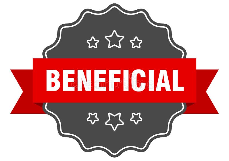 Beneficial label stock vector. Illustration of badge - 194900087