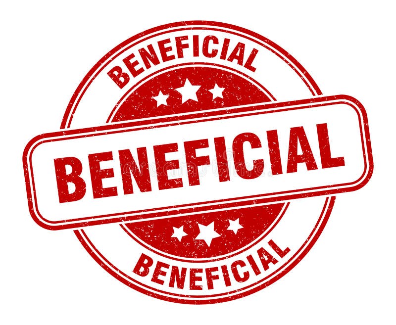 Beneficial Stamp. Beneficial Round Grunge Sign Stock Vector ...