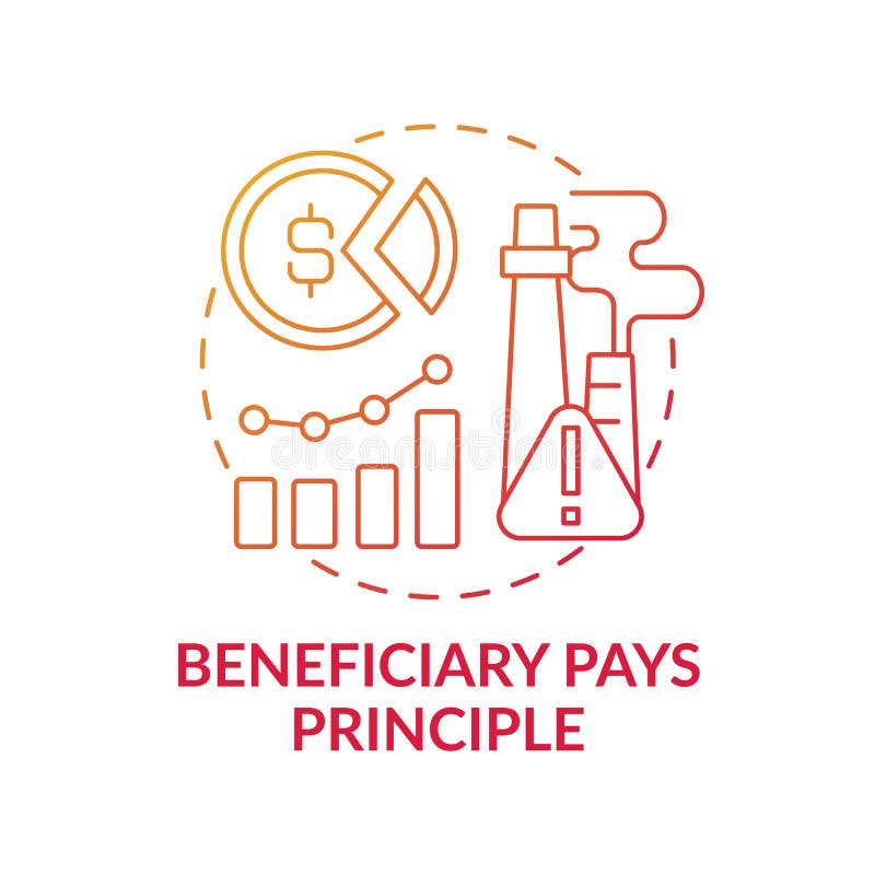 Beneficiary Pays Principle Concept Icon Stock Illustration ... Beneficiary Pays Principle Concept Icon Stock Illustration ...