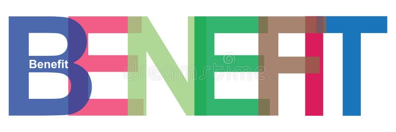 Benefit illustration stock illustration. Illustration of financial ...