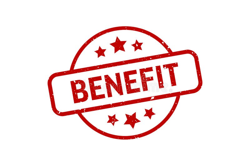 Benefit - Stamp, Imprint, Seal Template. Vector Stock Illustration ...