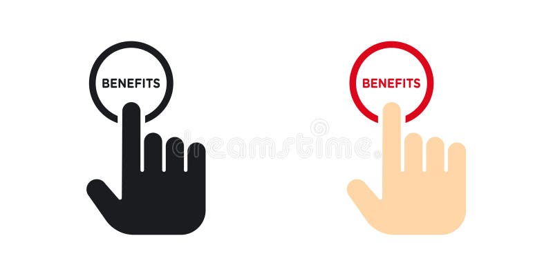Benefits icon vector stock vector. Illustration of remuneration - 348157584