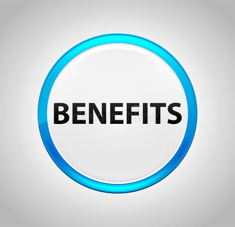 Benefits Button Blue Stock Illustrations – 203 Benefits Button Blue ...