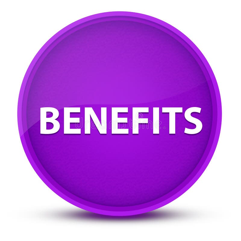 Benefits Luxurious Glossy Purple Round Button Abstract Stock ...