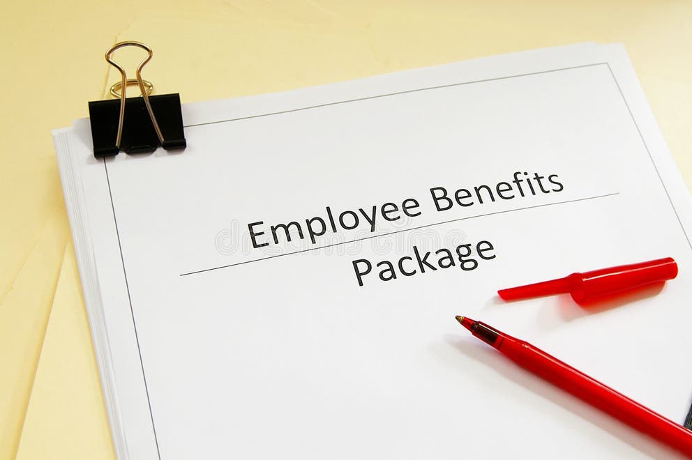 Benefits package stock photo. Image of business, paperwork - 22129370