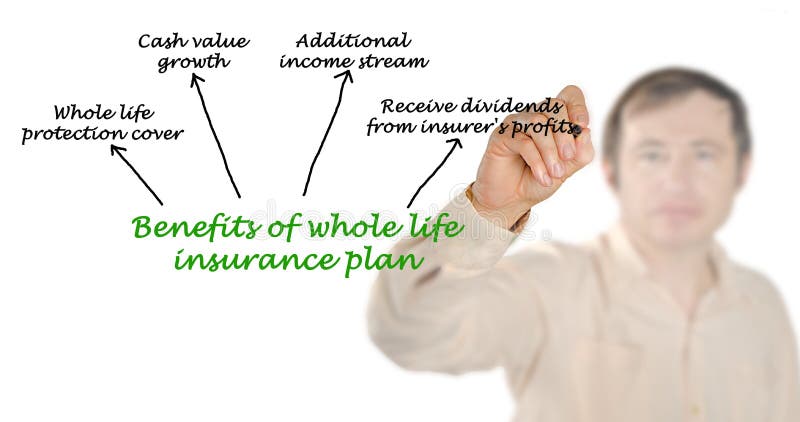 Benefits of Whole Life Insurance Plan Stock Image - Image of agent ...