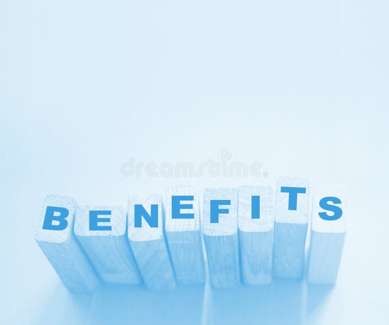 BENEFITS Word Made with Building Blocks. Awards Self Development ...