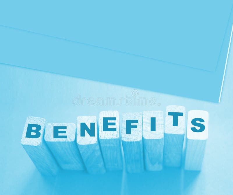 BENEFITS Word Made with Building Blocks. Awards Self Development ...