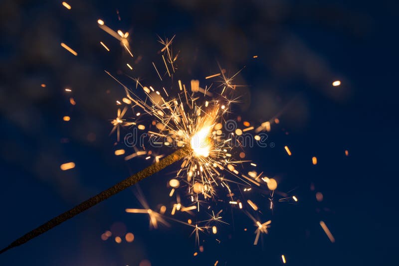 Bengal fire close up stock photo. Image of sparkler - 236573512