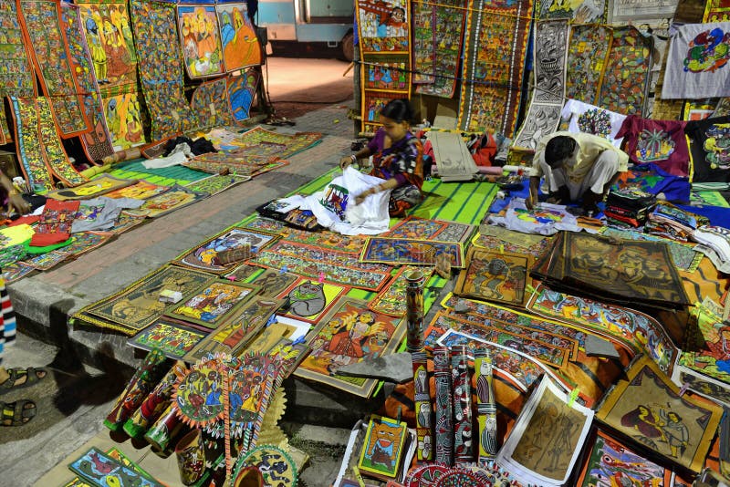 Bengal Patachitra Paintings Editorial Photography - Image of india ...