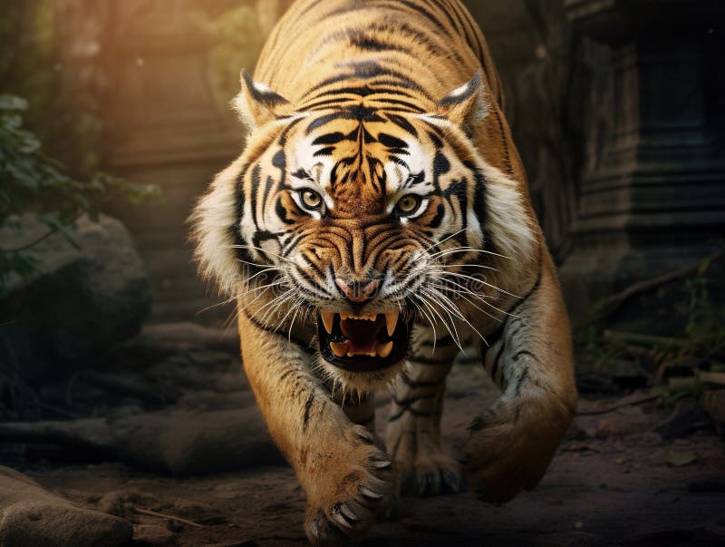 Ai Generated Illustration Wildlife Concept of Bengal Tiger Stock ...