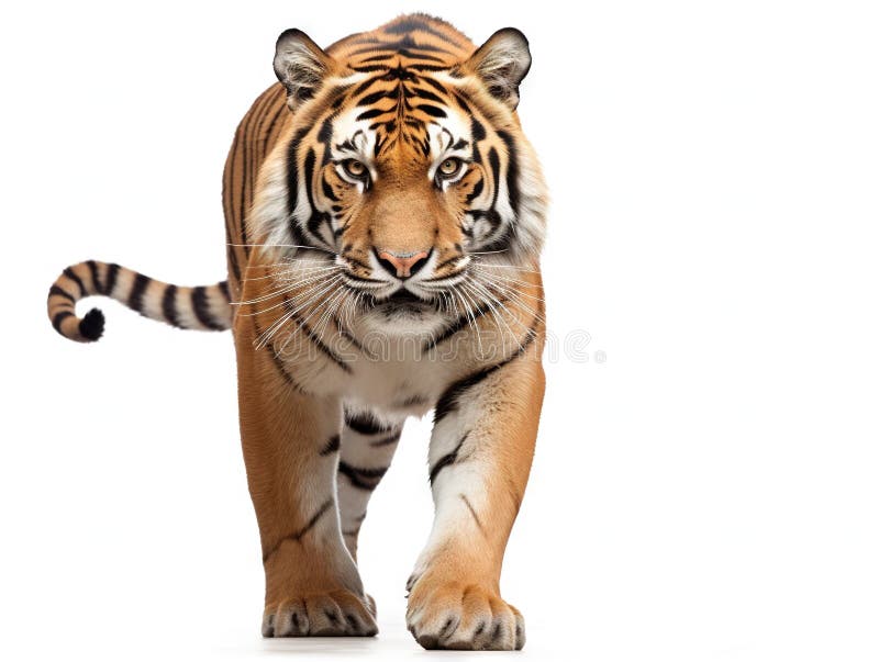 Ai Generated Illustration Wildlife Concept of Bengal Tiger Walking ...