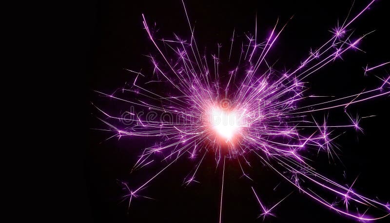 Bengali Fire. Festive Firework Burst. Festive New Year Background Stock ...
