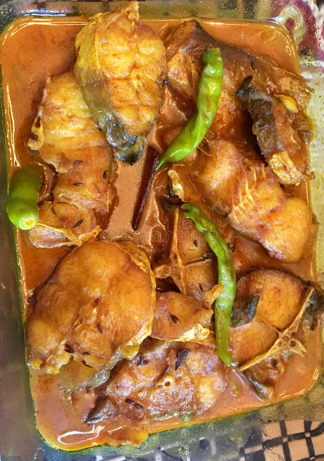 Bengali Fish curry dish stock photo. Image of kalia - 123786746
