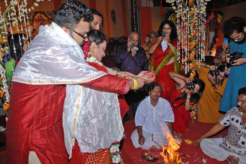Bengali Marriage Rituals editorial photography. Image of ceremony ...