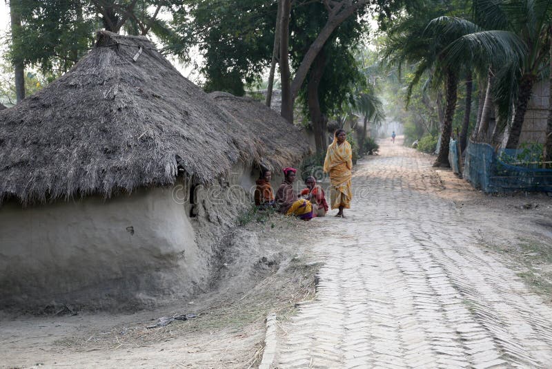Bengali Village Kumrokhali, India Editorial Photography - Image of ...