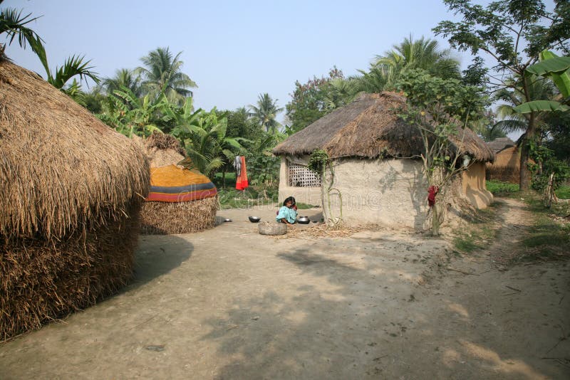 Bengali village editorial stock image. Image of river - 48556849