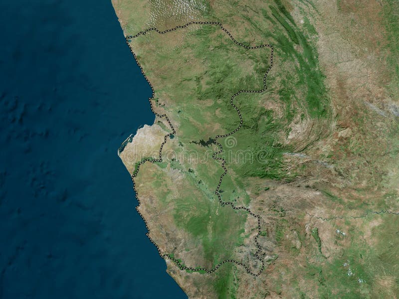 Bengo, Angola. High-res Satellite. No Legend Stock Image - Image of ...