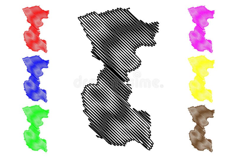 Bengo Province Provinces of Angola, Republic of Angola Map Vector ...