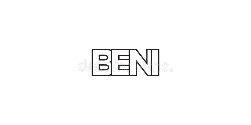Beni in the Congo Emblem. the Design Features a Geometric Style, Vector ...