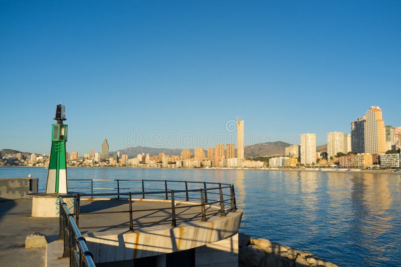 Benidorm stock image. Image of spanish, landscape, benidorm - 38260455