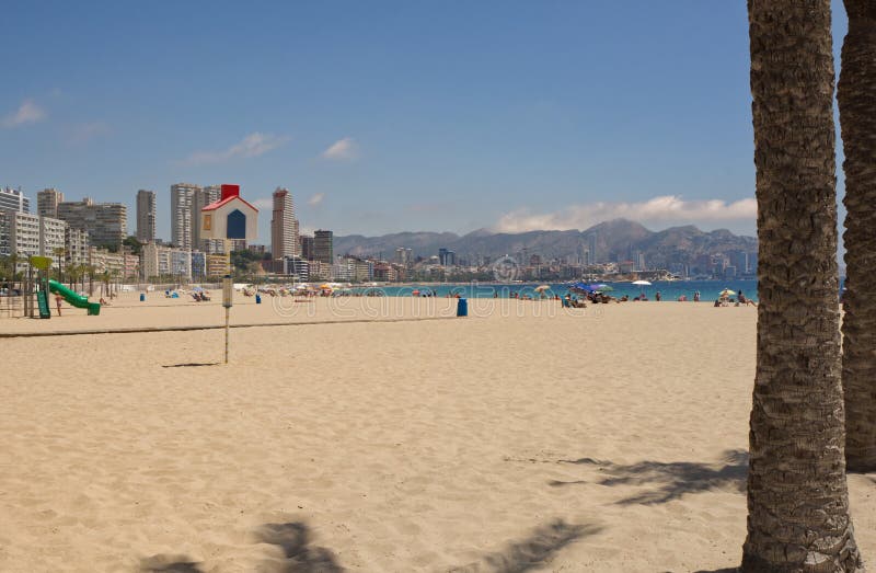 Benidorm Beach, Costa Blanca, Spain Editorial Photo - Image of coast ...