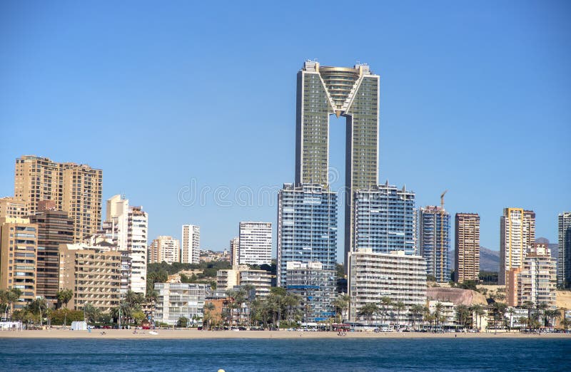 Benidorm stock photo. Image of beach, city, holiday - 272376584