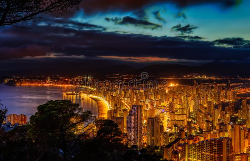 846 Benidorm Night Stock Photos - Free & Royalty-Free Stock Photos from ...