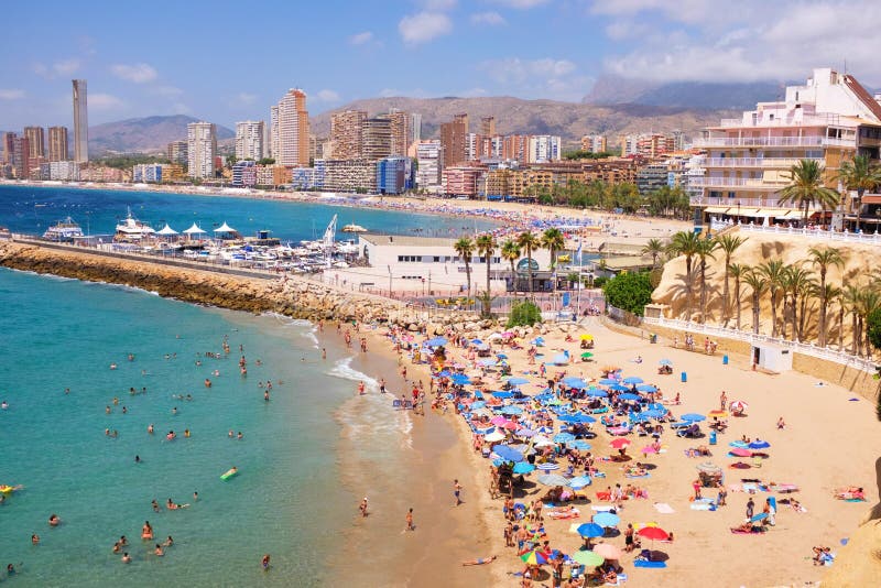 Benidorm , Spain editorial photo. Image of poniente, alicante - 77419866