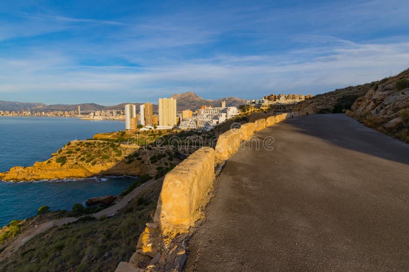 Benidorm, Tourism and Vacations in Spain Stock Photo - Image of ...