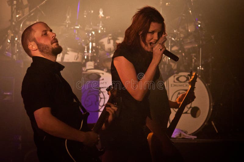 Benighted Soul Performing Live at Aula Magna Editorial Stock Image ...