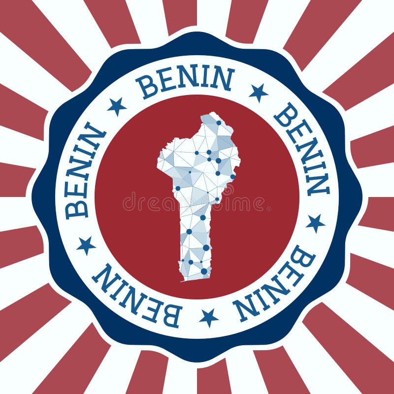Benin Badge. stock vector. Illustration of business - 217901280