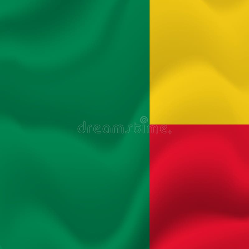 Benin flag. Vector. stock vector. Illustration of design - 97914644