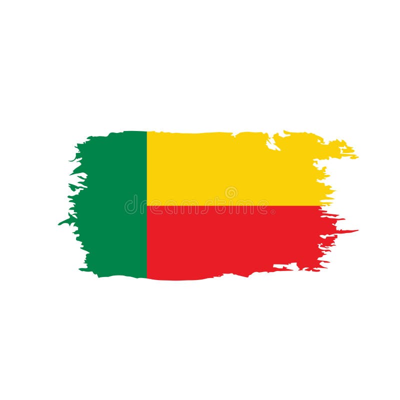 Benin Flag, Vector Illustration Stock Vector - Illustration of country ...