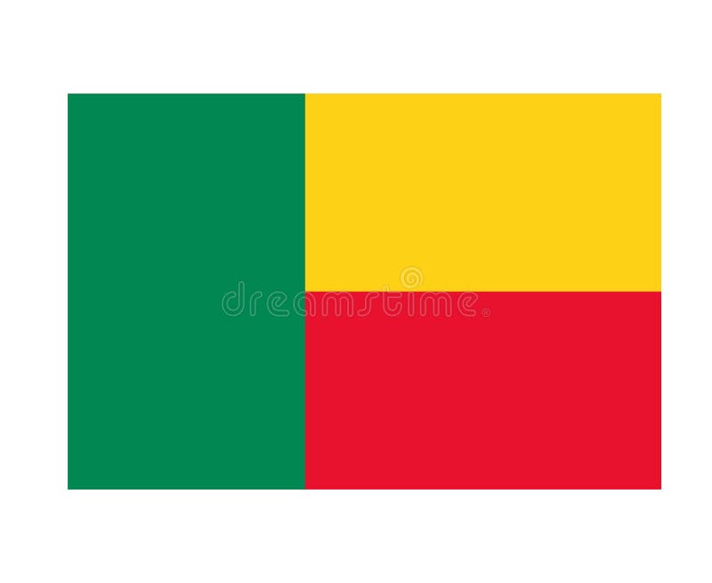 Benin Flag National Africa Emblem Symbol Icon Vector Stock Illustration ...