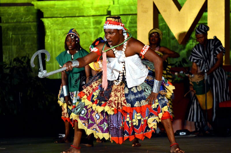 Benin National Ballet editorial stock image. Image of tradition - 97772864