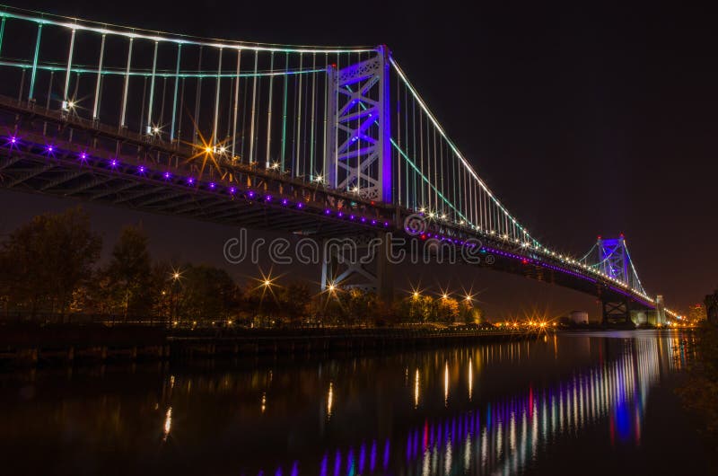 Benjamin Franklin Bridge Philadelphia Pennsylvania Stock Photo - Image ...