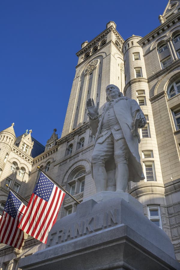 Benjamin Franklin Statue Old Post Office Building Washington DC ...