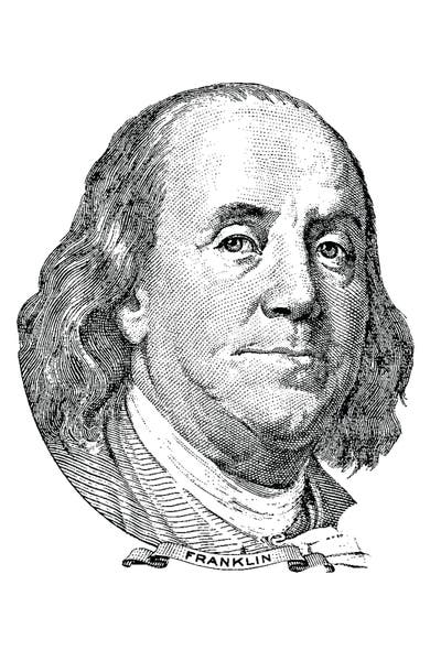Benjamin Franklin ( Vector) Stock Vector - Illustration of white ...