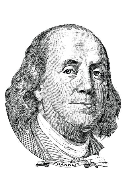 Benjamin Franklin ( Vector) Stock Vector - Illustration of white ...