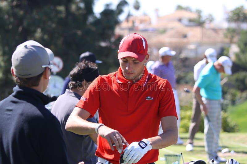 Benjamin Hebert at Andalucia Golf Open, Marbella Editorial Photography ...