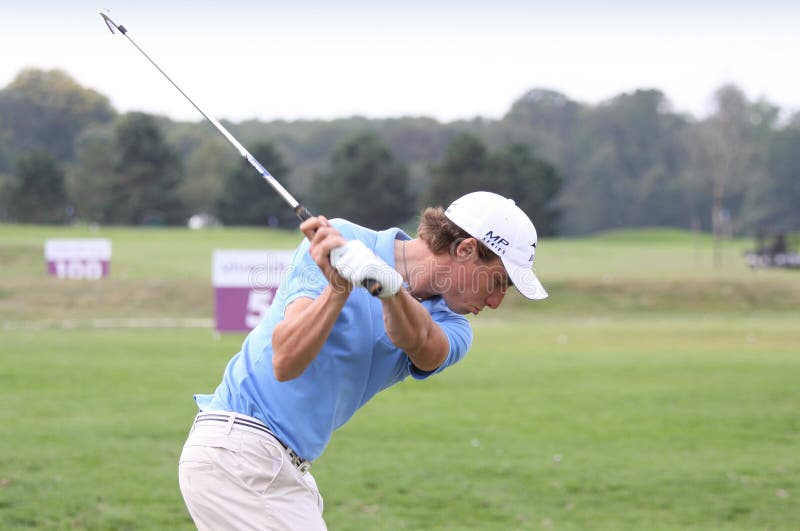 Benjamin Hebert, Vivendi Golf Cup, Sept 2010 Editorial Stock Photo ...