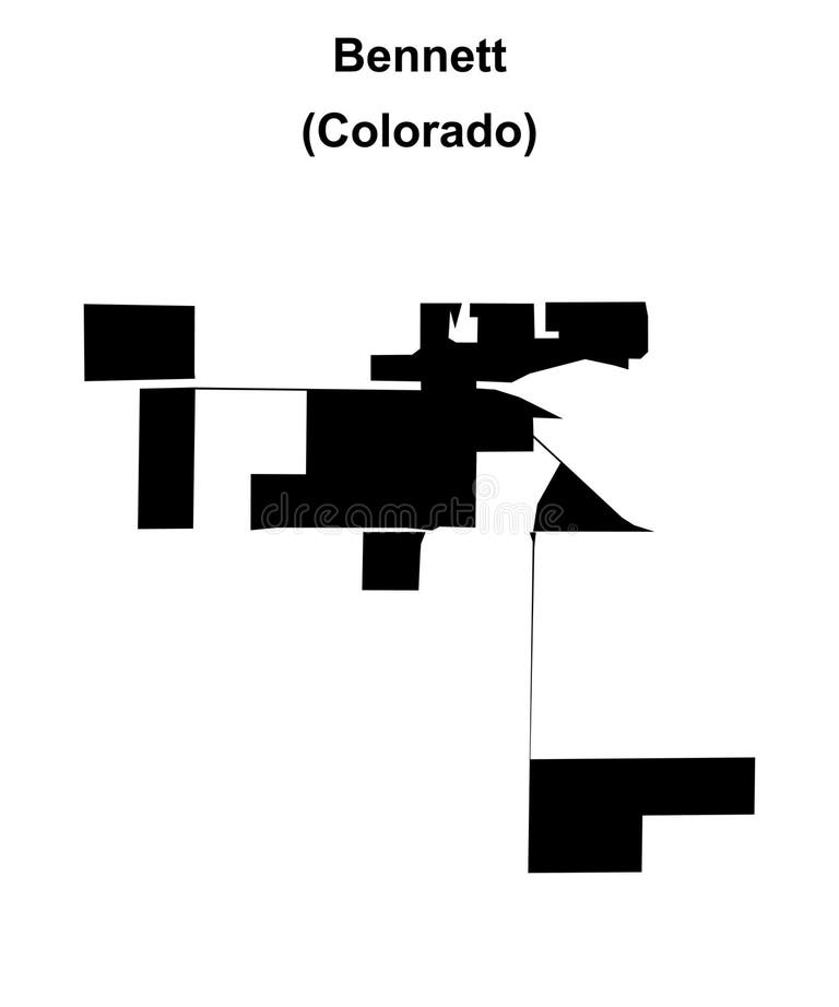 Bennett Outline Map Stock Illustrations – 11 Bennett Outline Map Stock ...