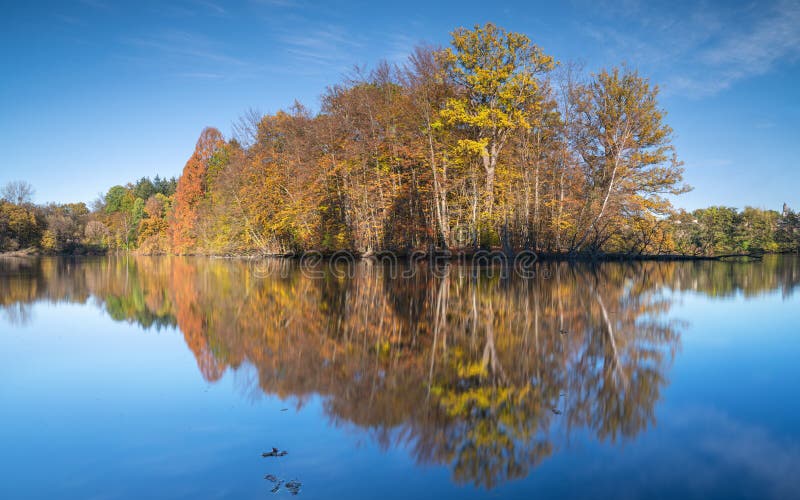 Bensberg Lake, Bergisch Gladbach, Germany Stock Image - Image of water ...