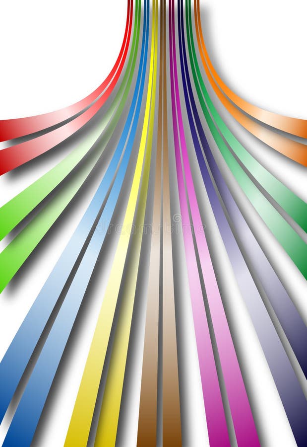 Bent lines stock vector. Illustration of lines, element - 15544149