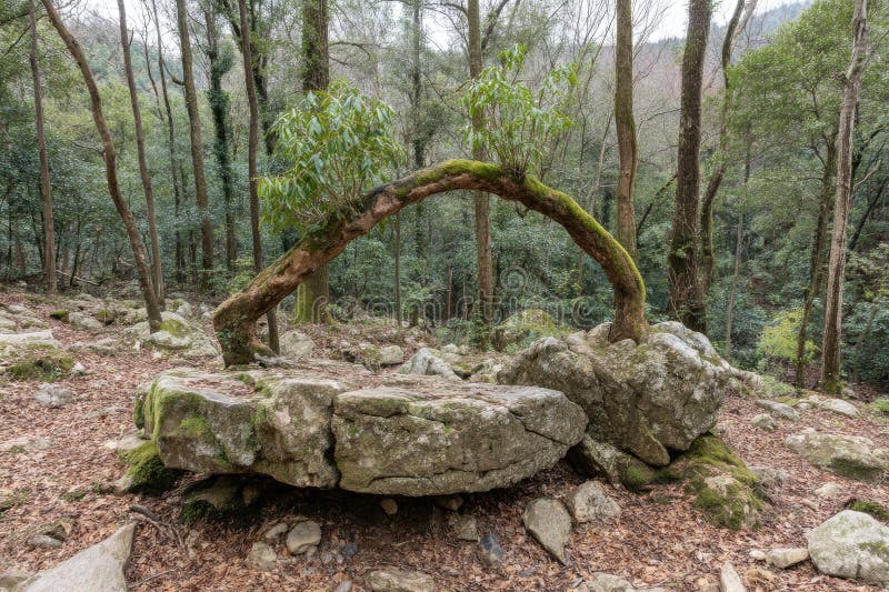 Nature s Arch stock illustration. Illustration of earth - 384294156