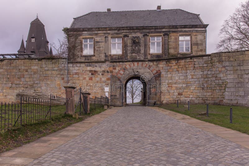Bentheim Castle in Bad Bentheim Germany Stock Image - Image of castle ...