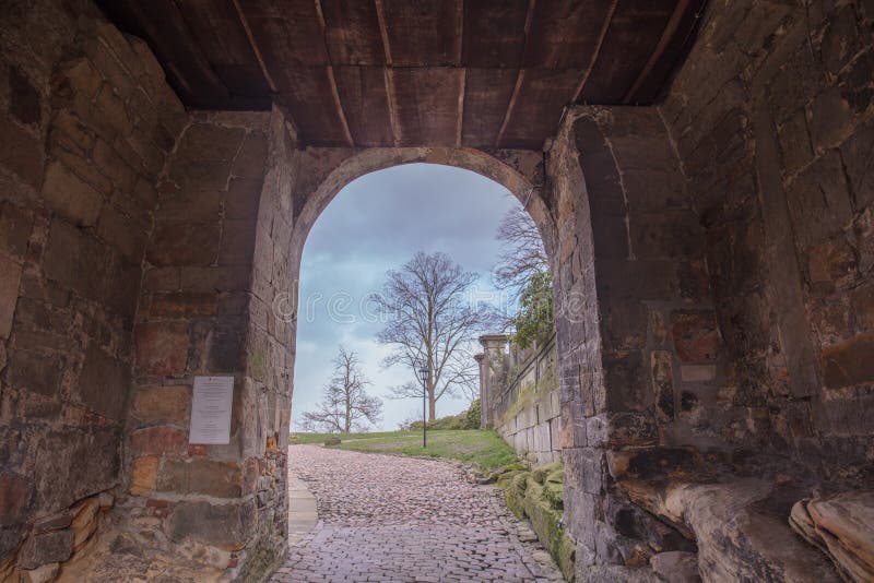 Bentheim Castle in Bad Bentheim Germany Stock Photo - Image of roof ...