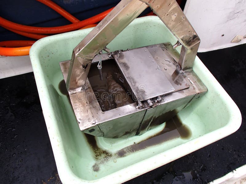 The Benthic Grab on the Deck of Research Vessel Stock Photo - Image of ...